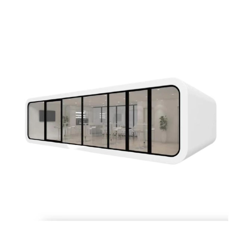 Composite Wood Floor Modern 20ft Modular Apple House Cabin with Eco ...